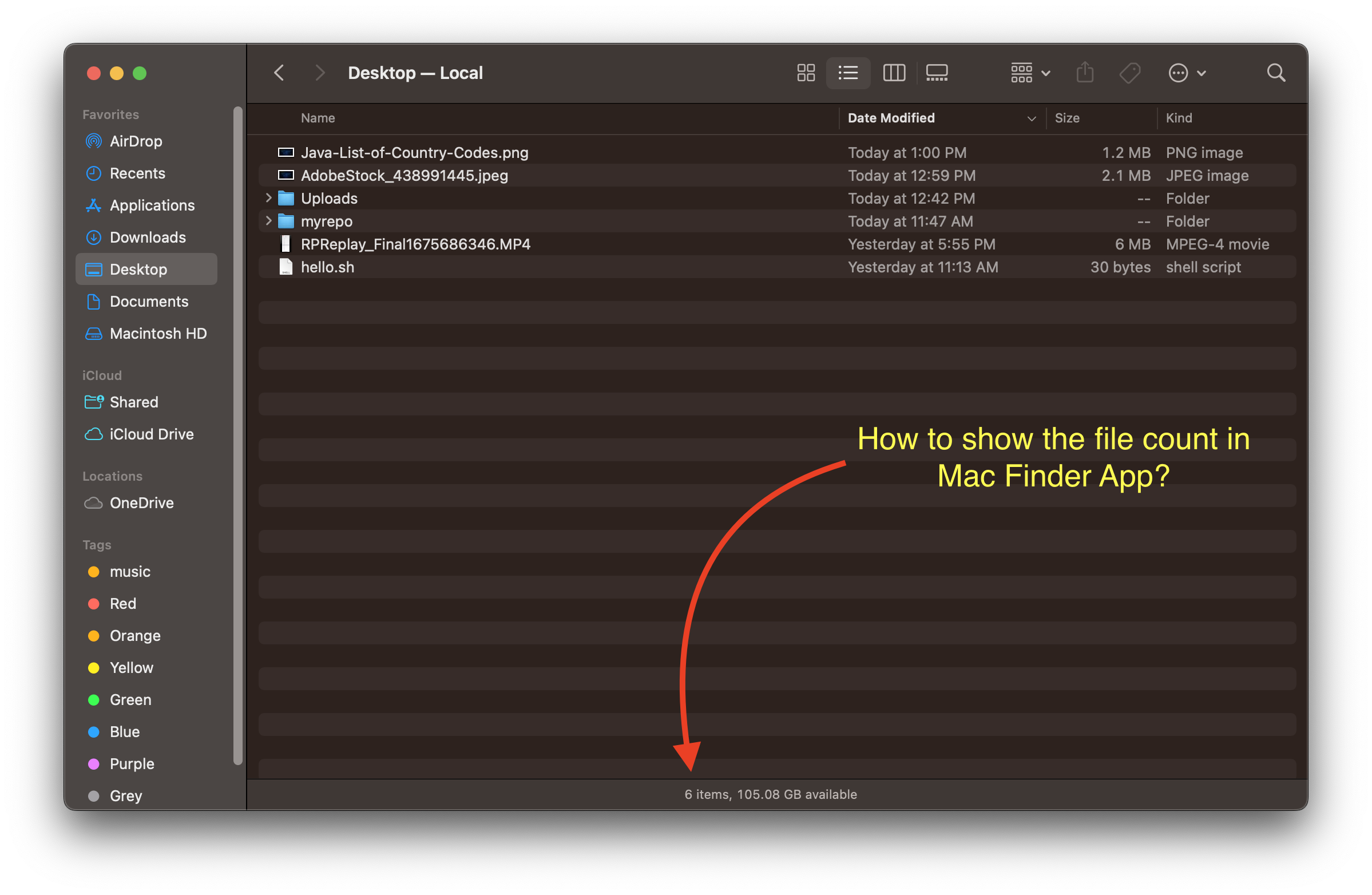 Mac How To Show Count Of Files And Folders In Finder